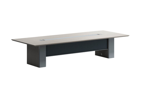 Modern Gray Conference Table for Meeting Room | Hongye Furniture